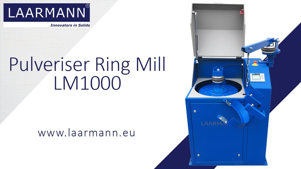 Pulveriser Ring Mill 1000 - YouTube