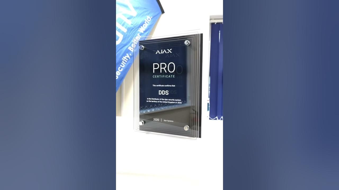 We just received our Ajax Pro Certificate - YouTube