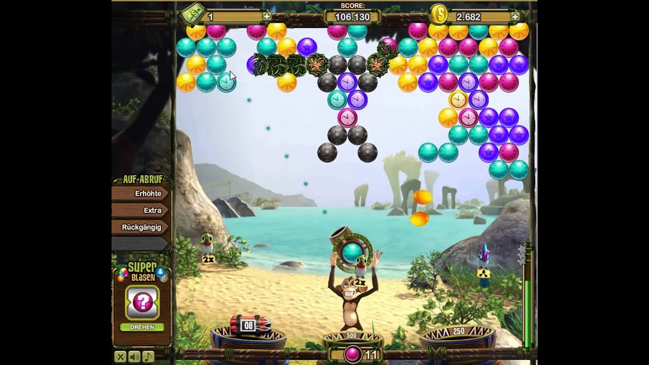 Bubble Safari Level 105 - YouTube
