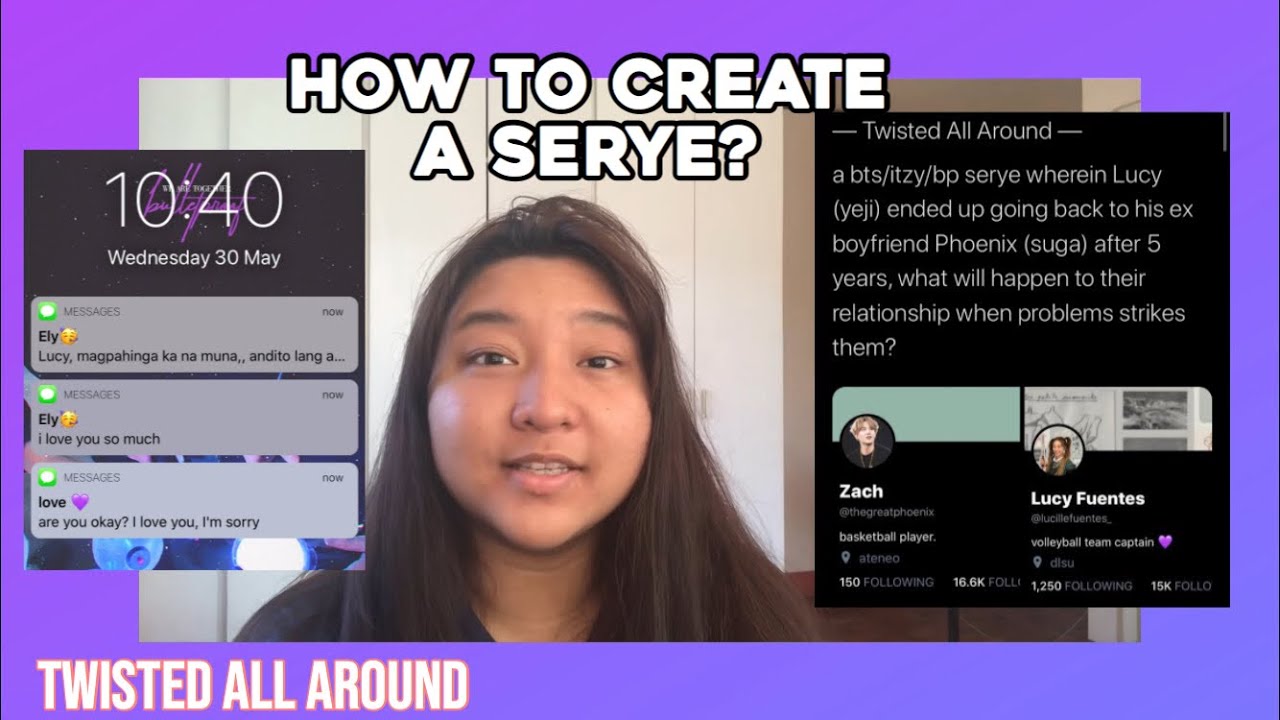 how to create a serye? ( au, social serye, text serye) - YouTube