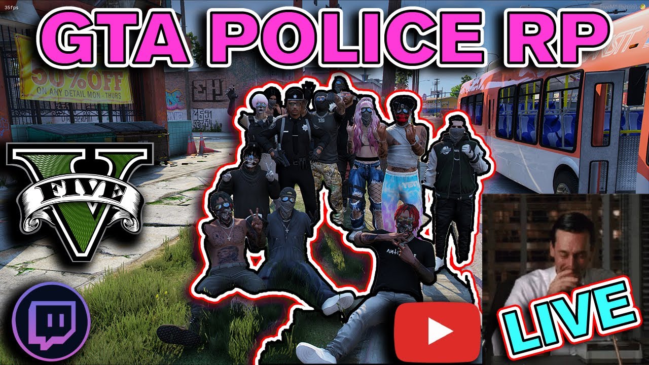 GTA Police RP, Police Rob a bank, New Money Glitch, Legacy RP Coke ...