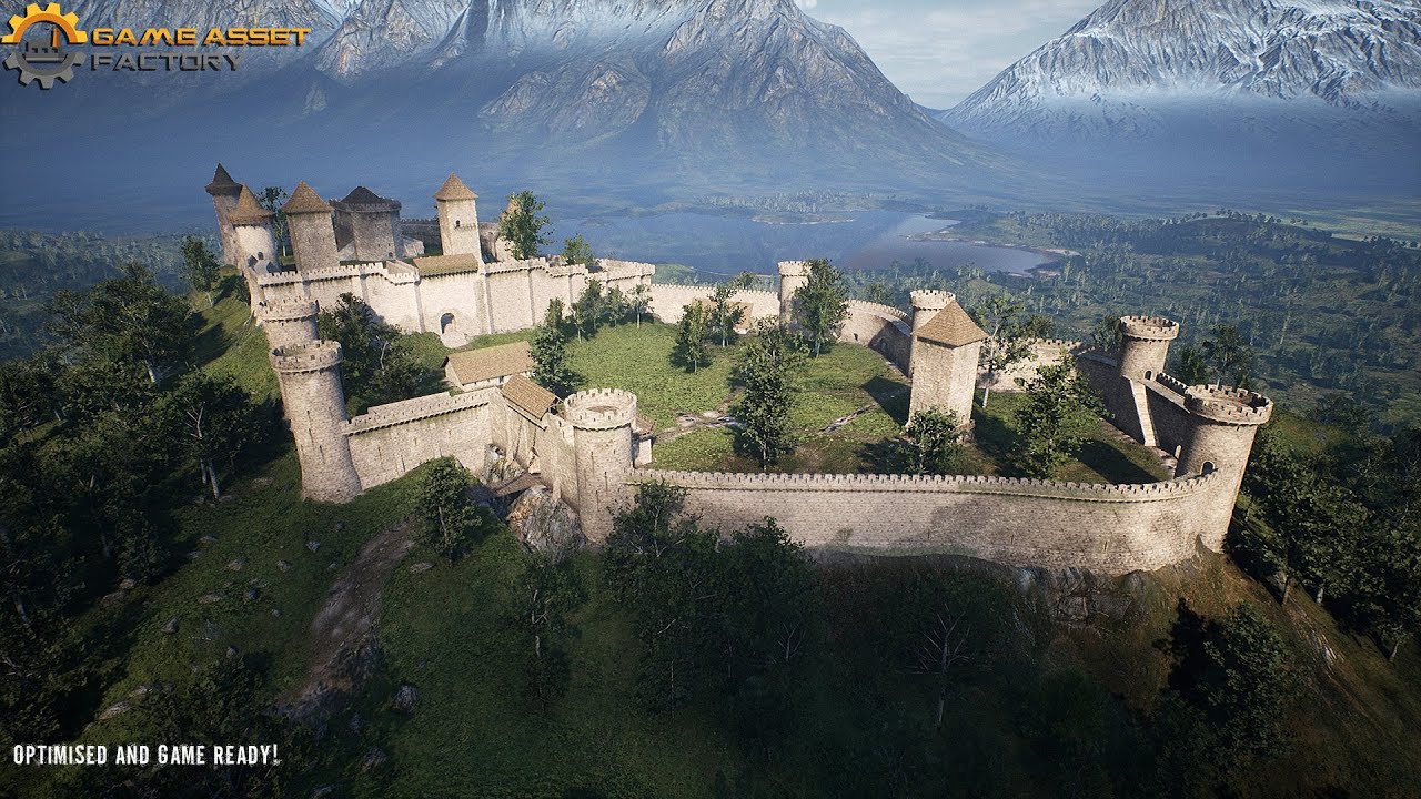 Unreal Engine 5 Medieval Castle Modular Vol 1 Walkthrough - YouTube