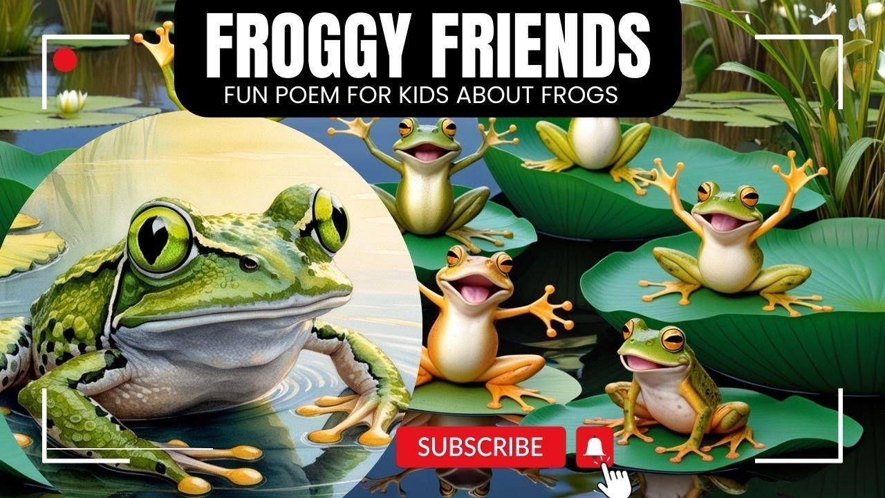 Froggy Friends - A Fun Kid's Poem About Frogs - YouTube