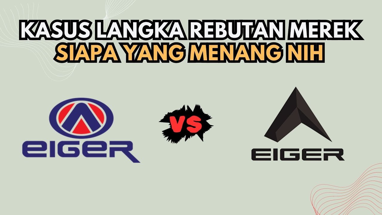 DAFTAR MEREK DULUAN, MEREK EIGER DIHAPUS DJKI - YouTube
