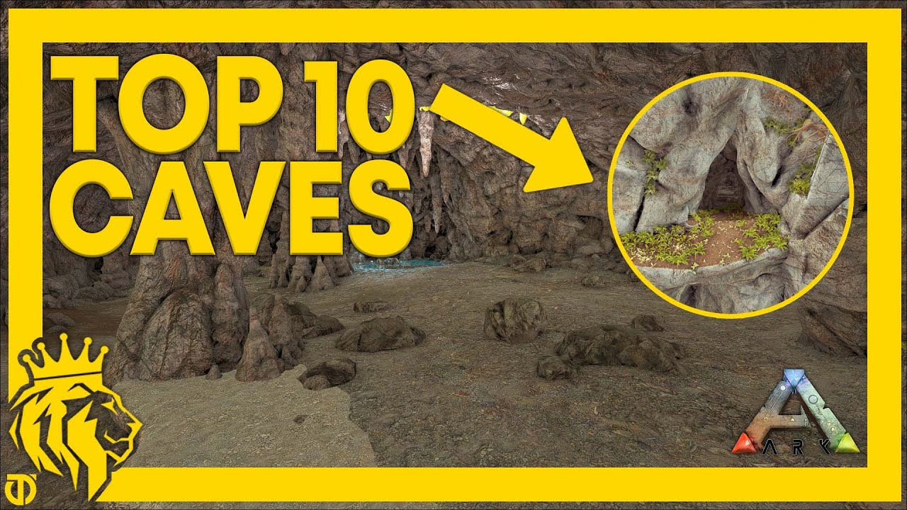 TOP 10 Caves on ARK! | Best For All Tribes! | ARK: Survival Evolved ...
