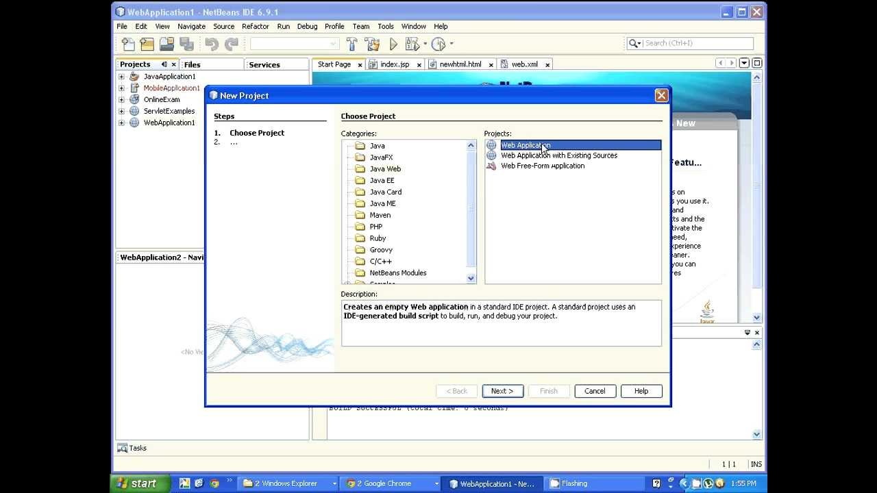 How to get web.xml by default in NetBeans IDE 6.9.1 and in above ...