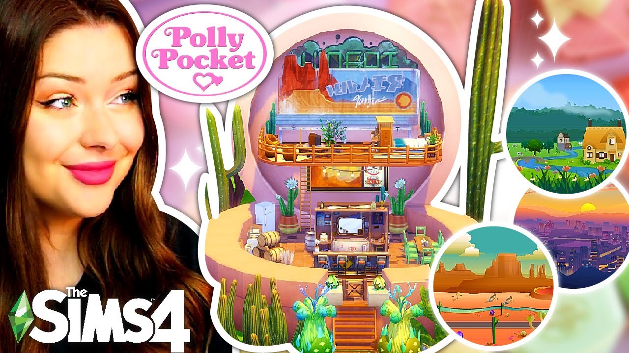 Building 3 Polly Pocket Homes in Different Aesthetics in The Sims 4 ...