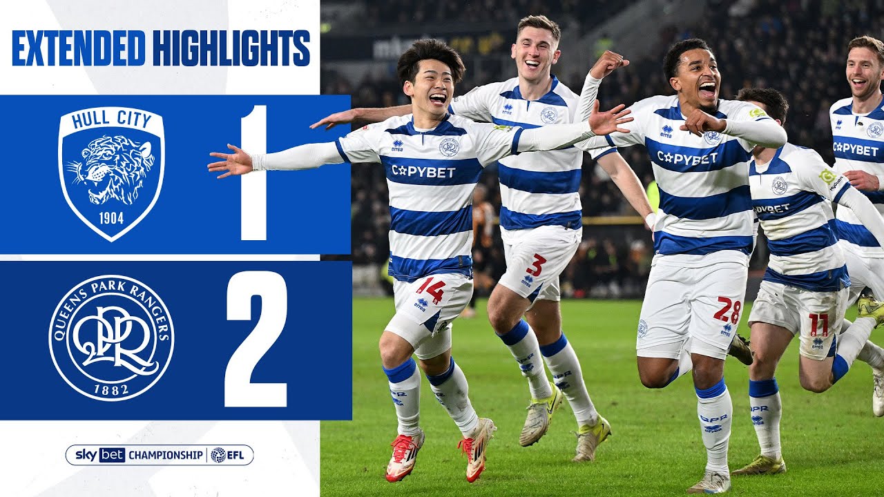 ANOTHER W ON THE ROAD | Extended Highlights | Hull City 1-2 QPR - YouTube
