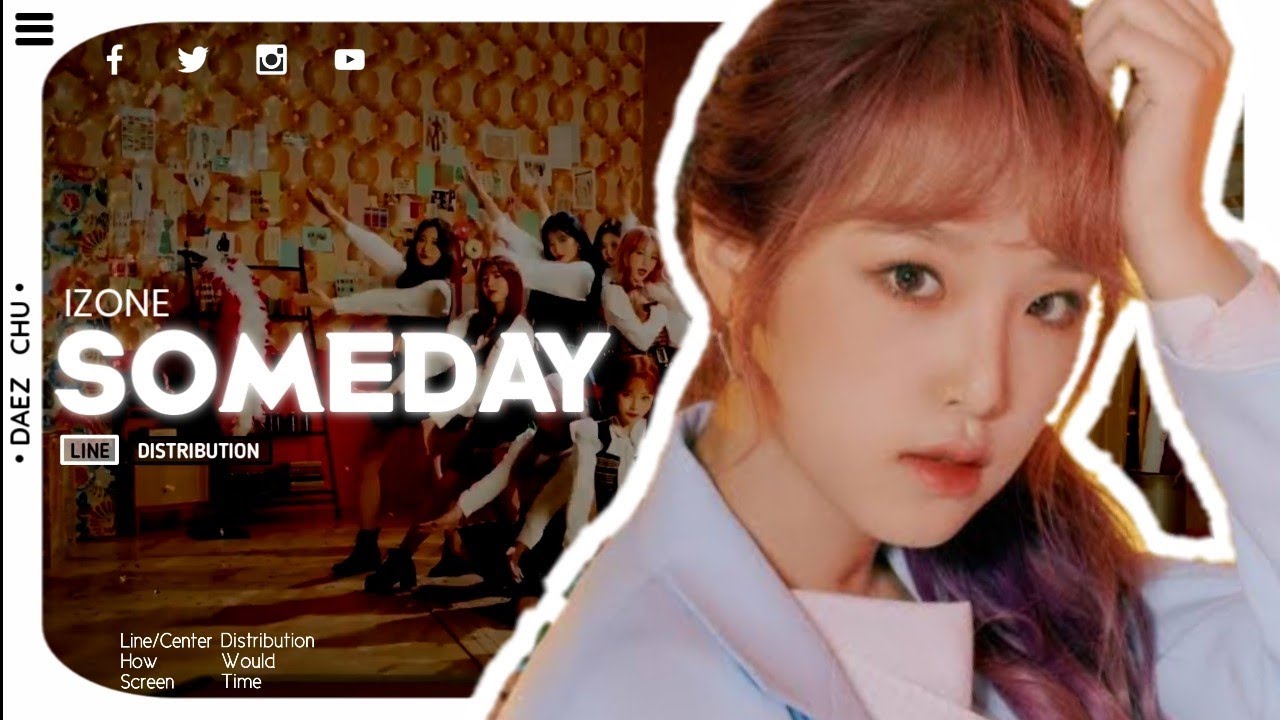 IZ*ONE OT12 - Someday (Jo Yuriz) | Line Distribution - YouTube