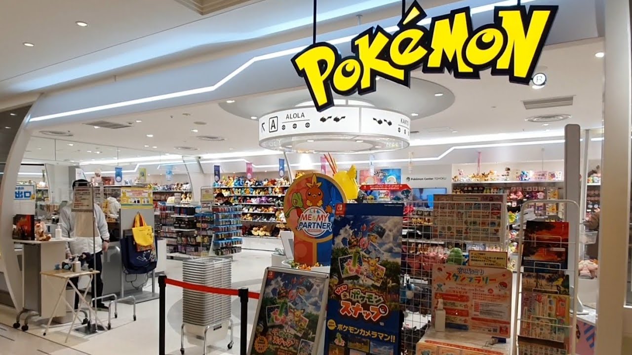 Pokémon Center Tohoku (2021)! - YouTube