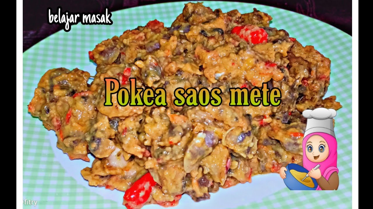 KERANG SAOS KACANG METE ( POKEA ) YG ENAK & PRAKTIS - YouTube