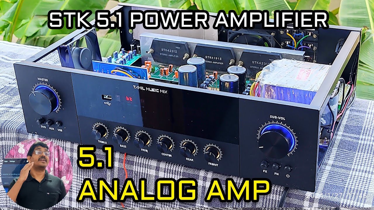 REUPLOAD / 5.1 STK based power Amplifier - YouTube