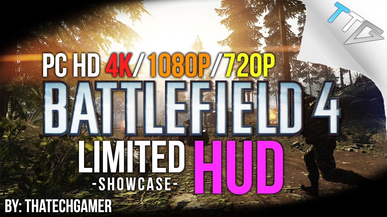 Battlefield 4 - Limited HUD View (4K YT Quality!) - YouTube