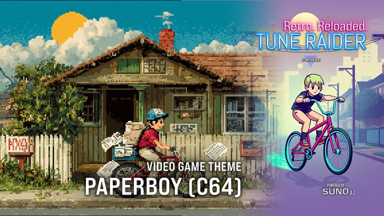 🚴 Paperboy - 80s Synth Rap Remix | Tune Raider - YouTube