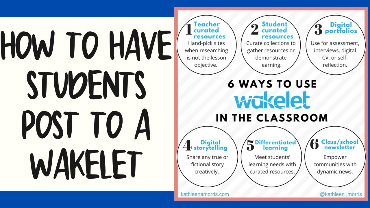 How to have students post a link to a Wakelet - YouTube