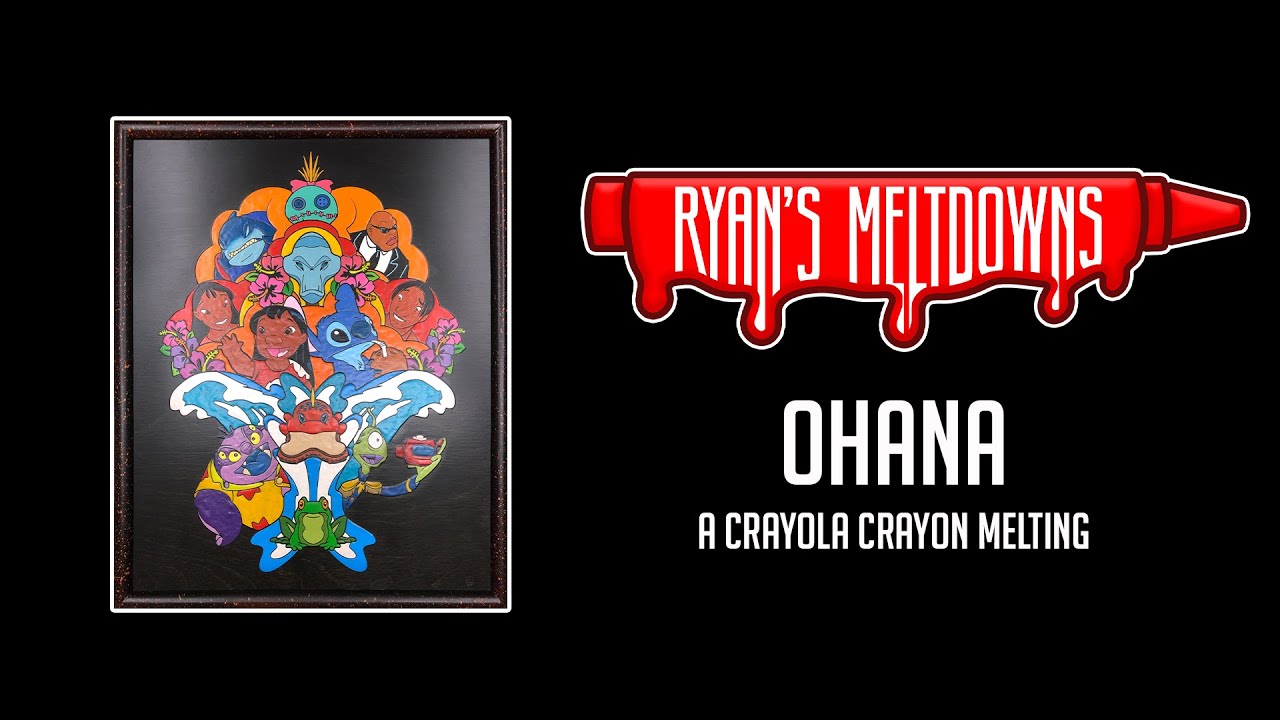 Ryan's Meltdowns - Ohana - A Crayola Crayon Melting - Lilo & Stitch Fan ...