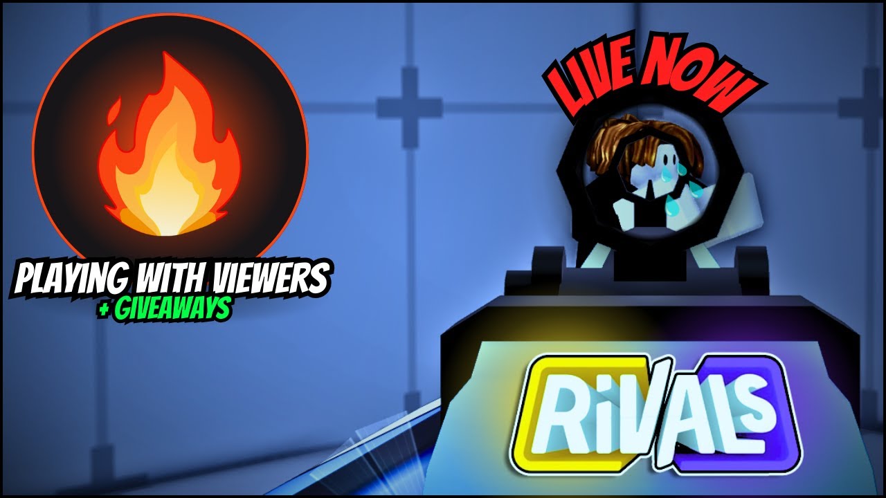 🔴 LIVE! - Roblox RIVALS! Grinding Win Streaks with Viewers! Giveaways ...