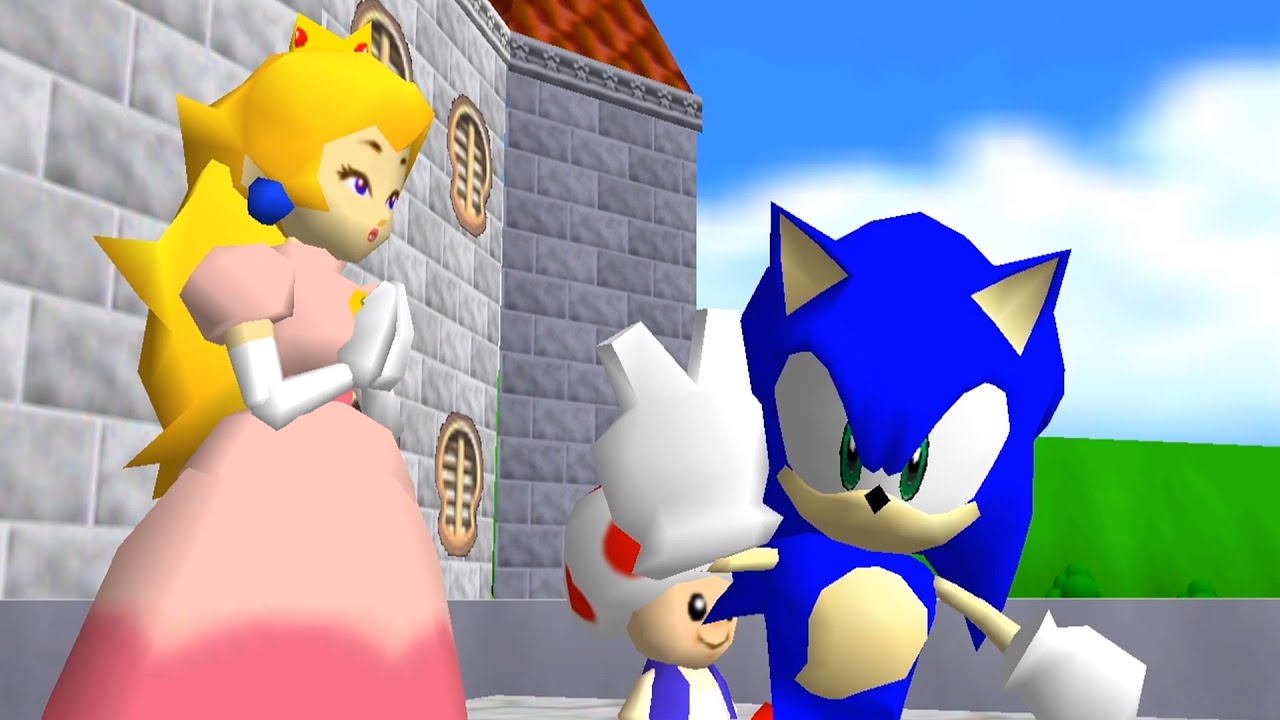 Shadow The Hedgehog And Princess Peach