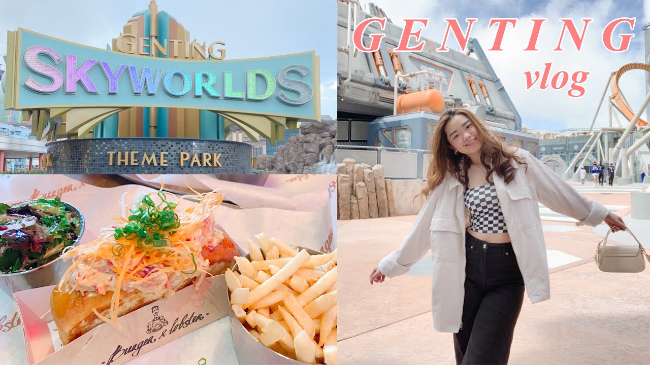 GENTING VLOG: Skyworlds Theme Park, Skytropolis, Good Foods🎡🎠 - YouTube