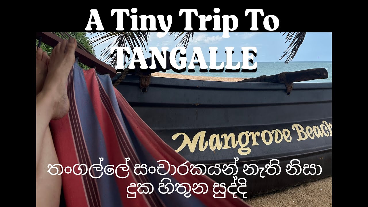 A Tiny Trip To Tangalle/තංගල්ලේ සංචාරකයන් නැති නිසා දුක හිතුන සුද්දි - YouTube