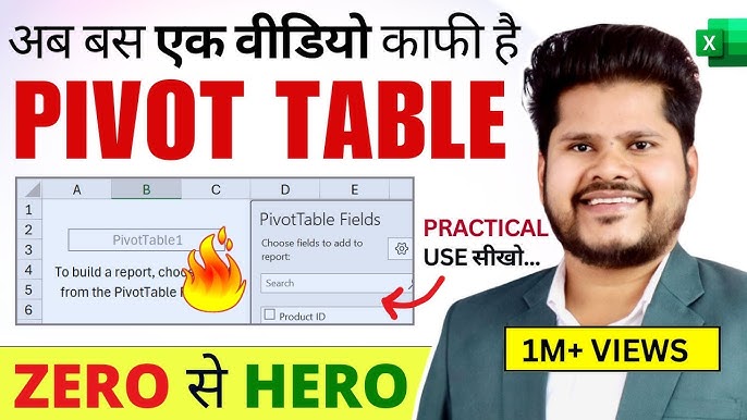 How To Make Pivot Table In Excel Hindi Cabinets Matttroy