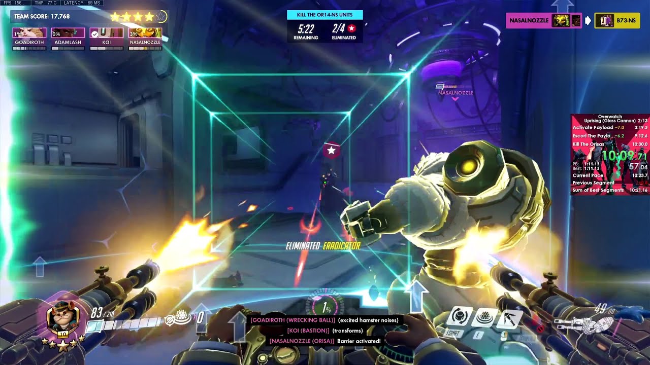 【OW Challenge Missions】Glass Cannon Speedrun in 10:18.117 (World Record ...