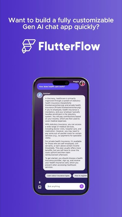 Build a custom, multi-modal Gen AI chat app fast ⚡️ #genai #chatgpt #flutter #flutterflow - YouTube