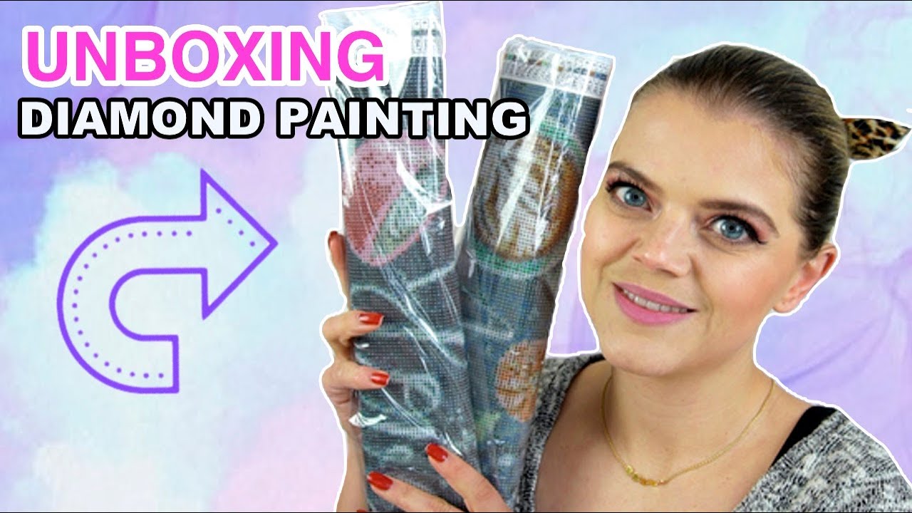 DIAMOND PAINTING HAUL 😍 CUSTOM PAINTINGS COODEALS - YouTube