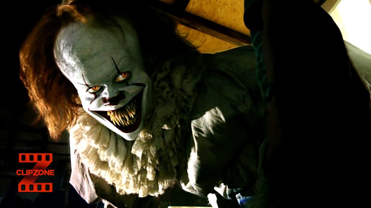 It (2017) | Pennywise Loves His Projector | ClipZone: Horrorscapes ...