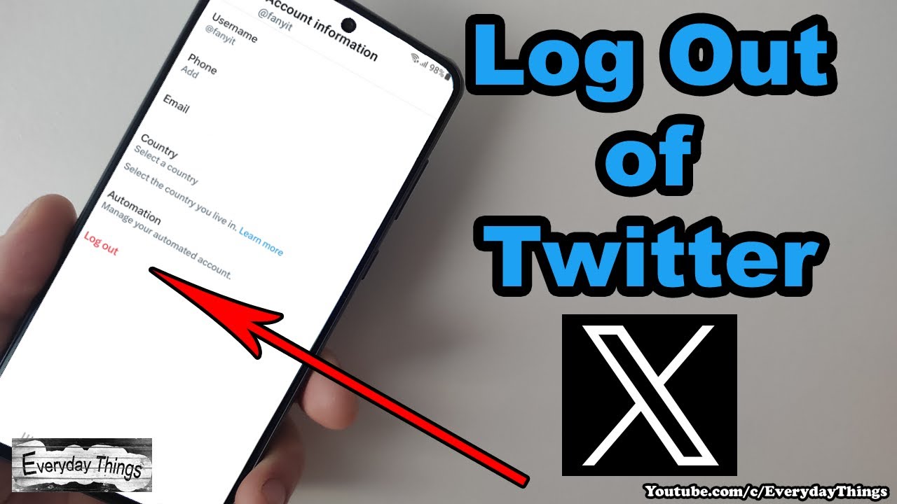 How to Log Out of Twitter - Quick & Easy Guide - YouTube