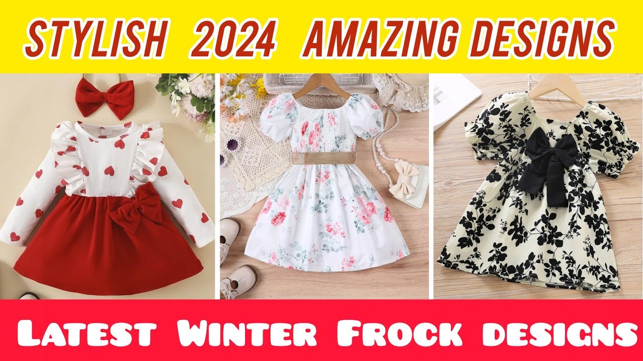 baby girls frocks for winter | frocks with high neck | Fashion crystal ...