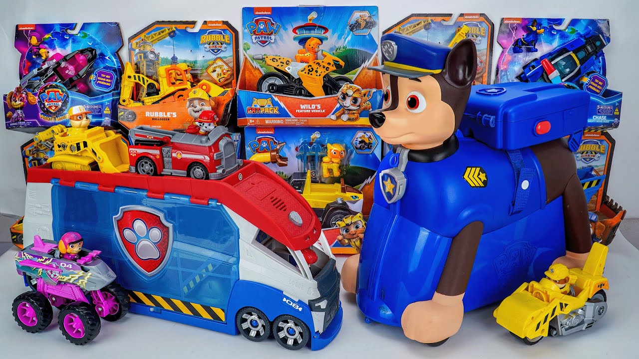 Paw Patrol toys unboxing ASMR | Unboxing GIANT Paw Patrol Toy Set! 🎁 ...