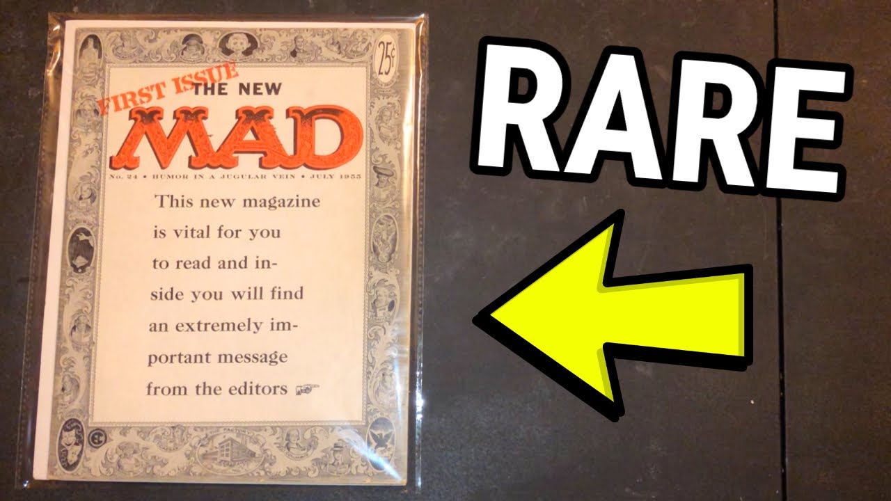 Unboxing The First Issue Of Mad Magazine *Super Rare* - YouTube