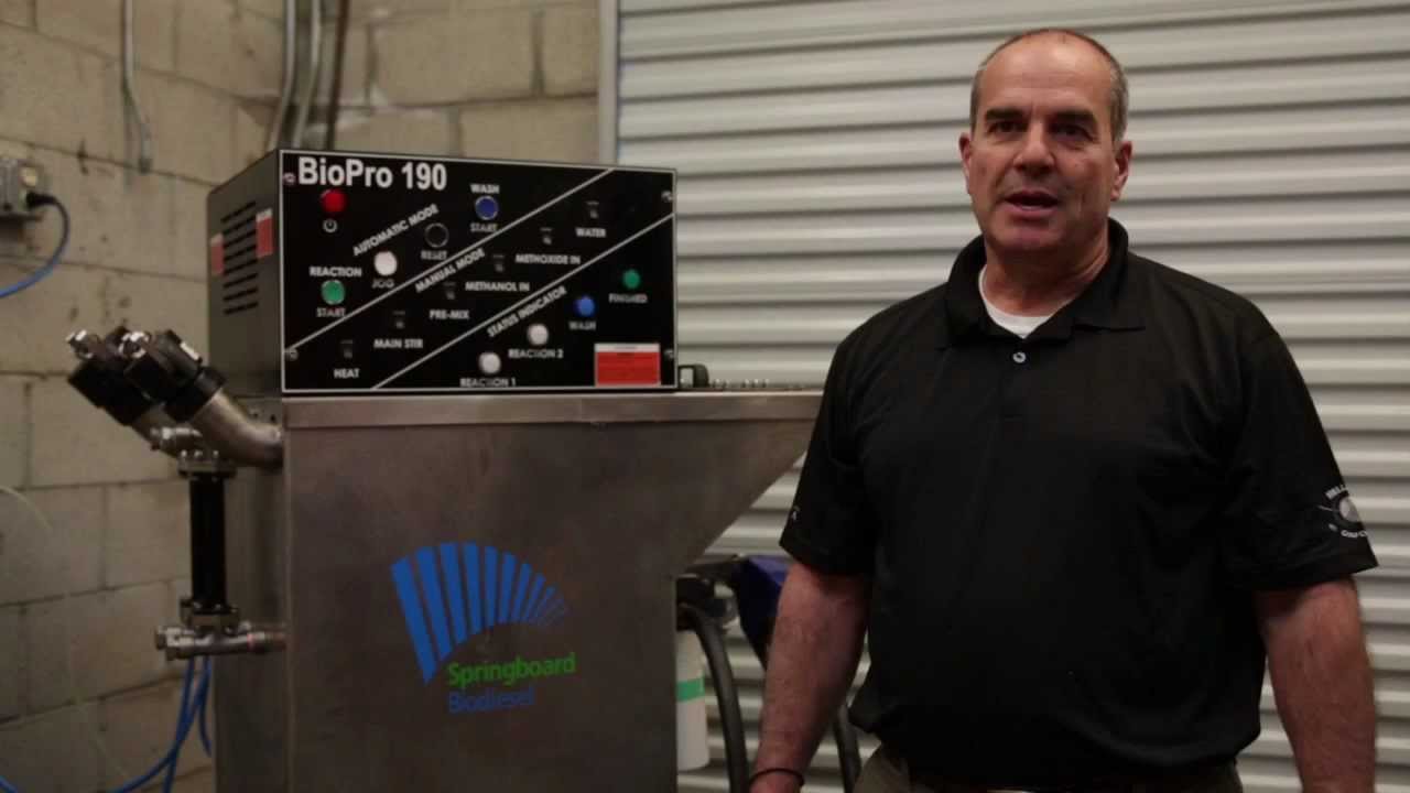 Be Like Sam: Make Gourmet Biodiesel in a BioPro 190 - YouTube