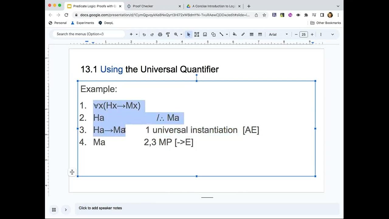 CH13.1 Universal Instantiation [AE] - YouTube