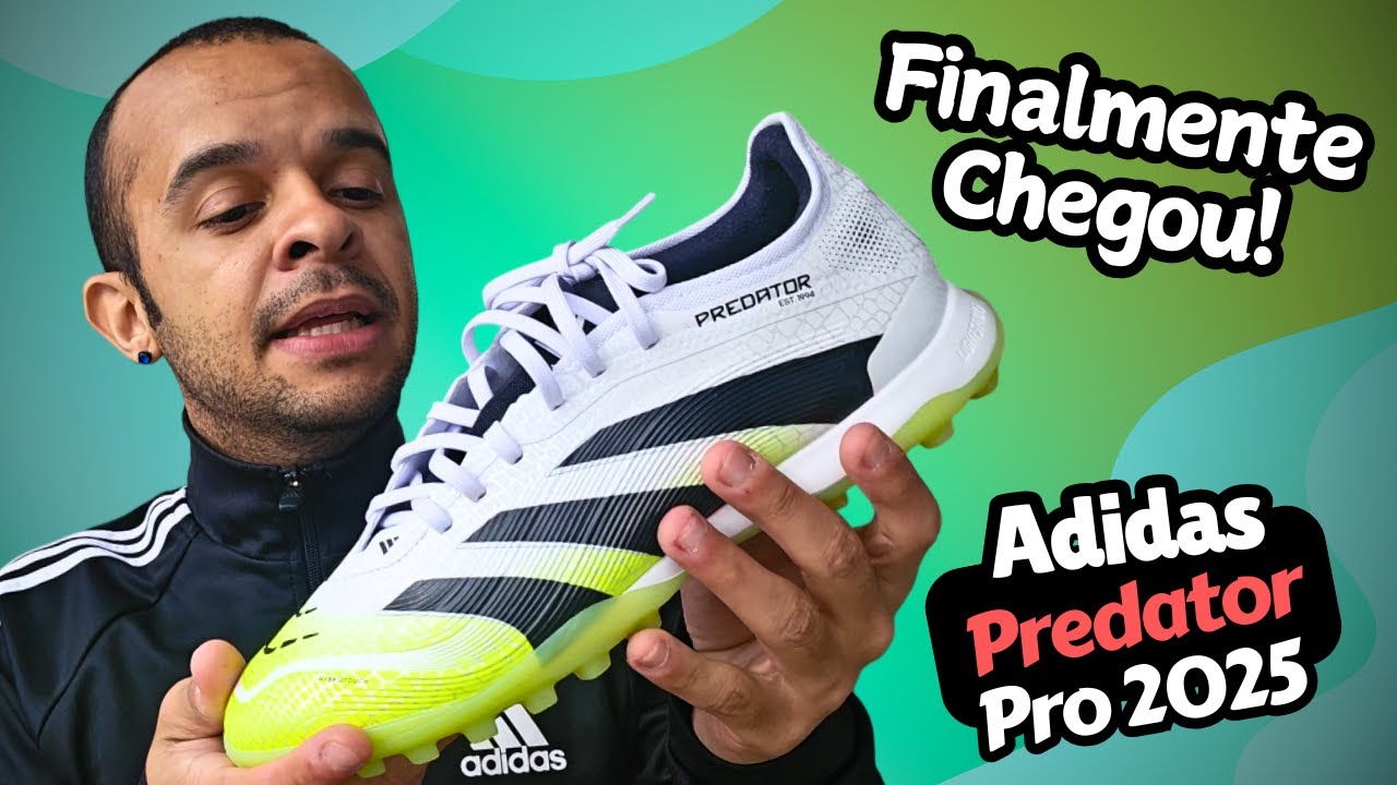 Chegou a Predator PRO TF 2025 no Brasil! Tudo sobre a nova chuteira da ...