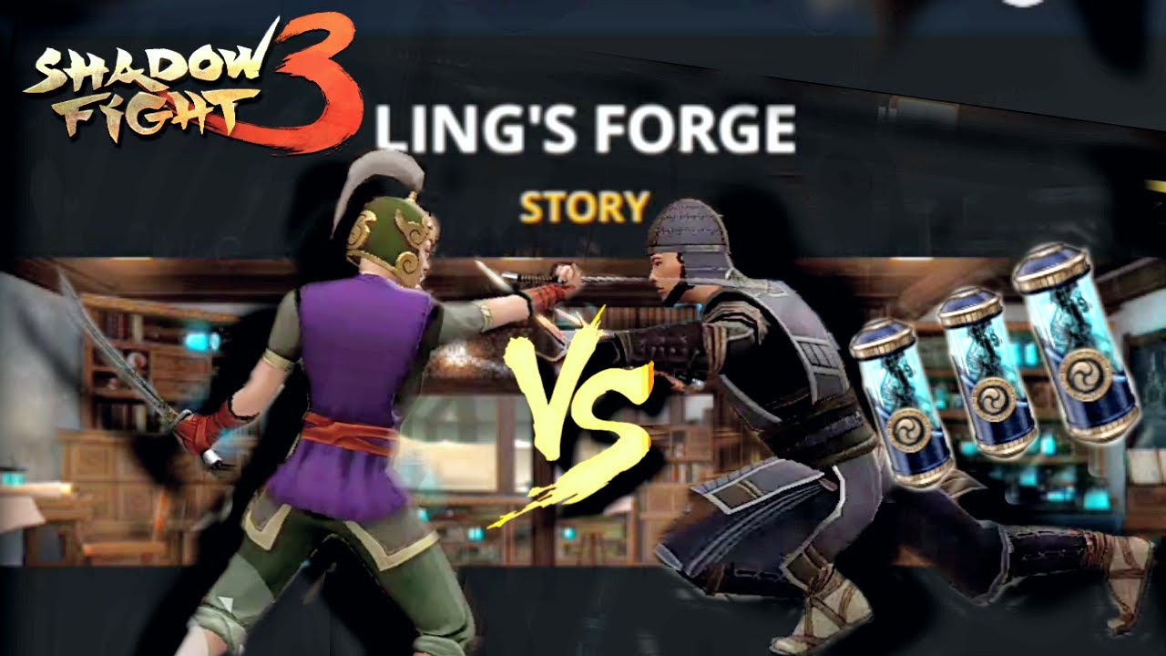shadow Fight 3 Ling's Forge Fight - YouTube