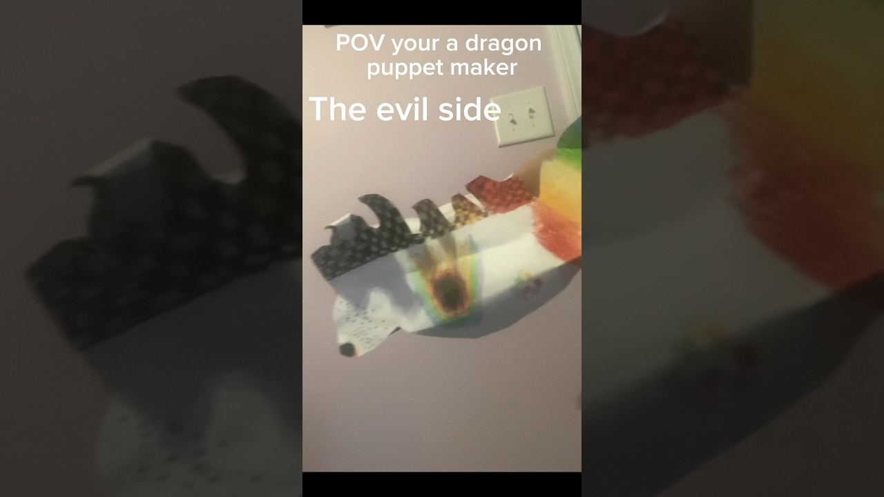 POV u make paper dragon puppets inspired by @zosterdragon #paperdragon ...
