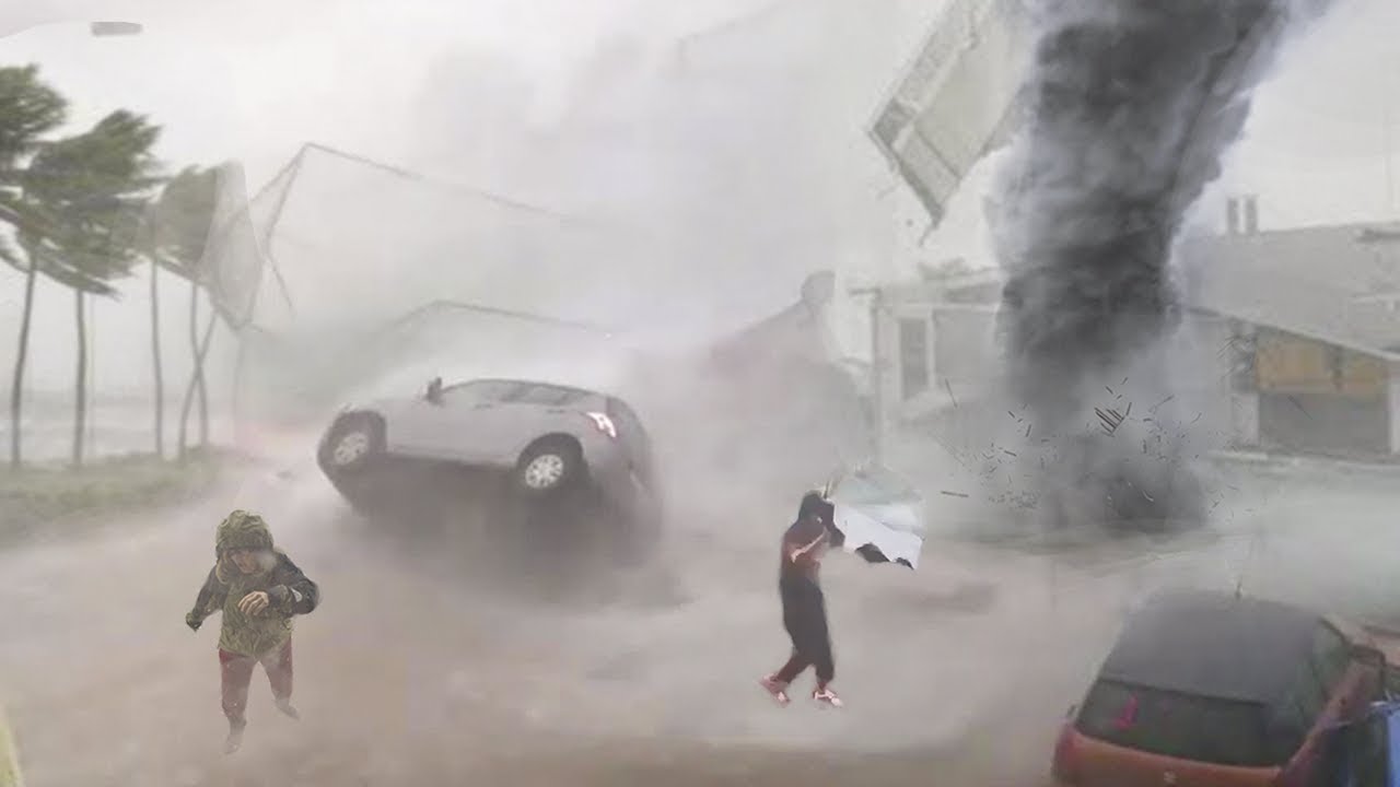 THE MOST INSANE TORNADO FOOTAGE of South Africa! Scariest STORM Moments ...