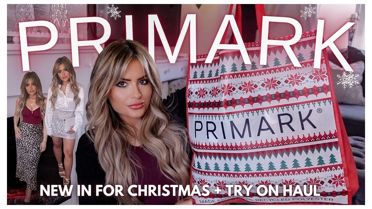 PRIMARK NEW IN FOR CHRISTMAS + TRY ON HAUL & GIFT IDEAS - YouTube