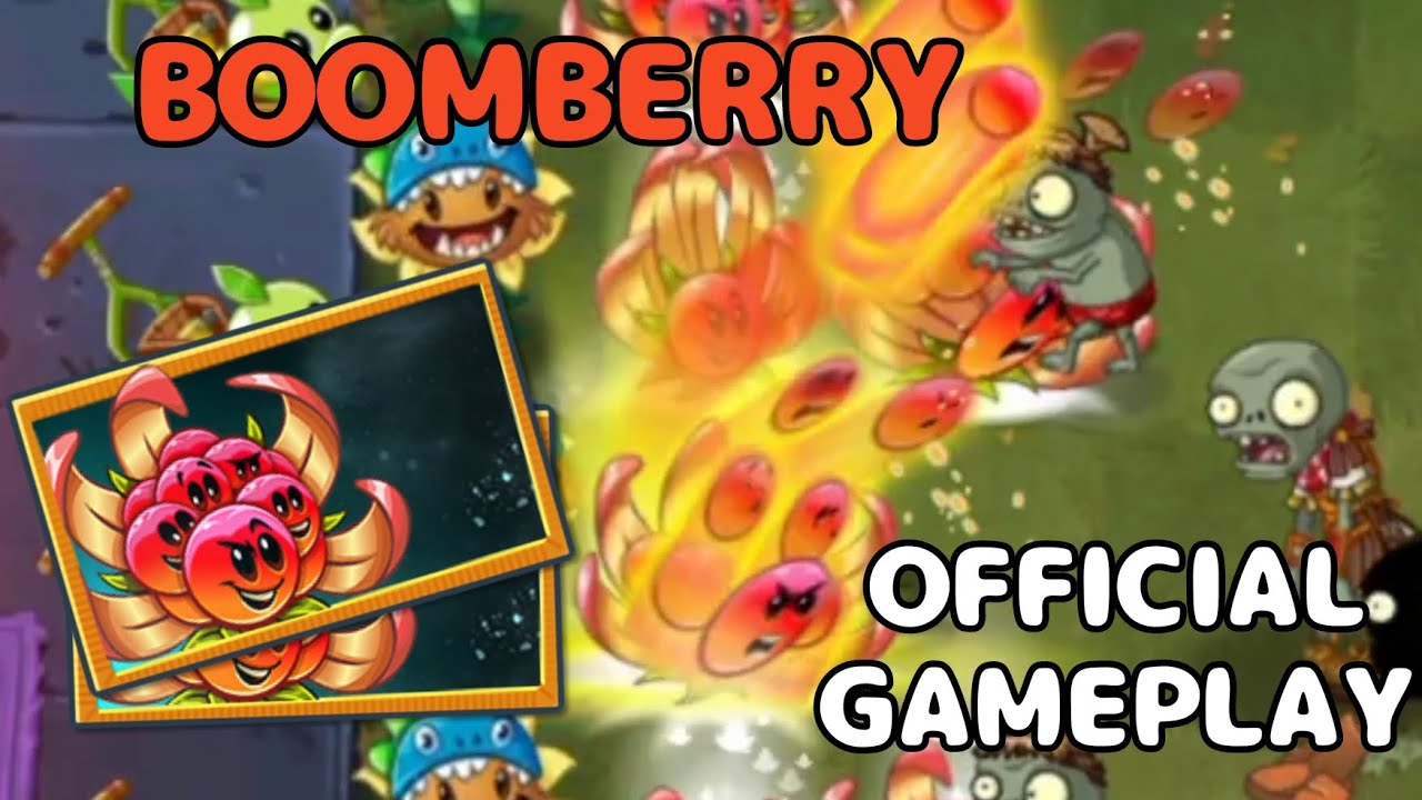 PvZ2 Boomberry Official Gameplay - YouTube