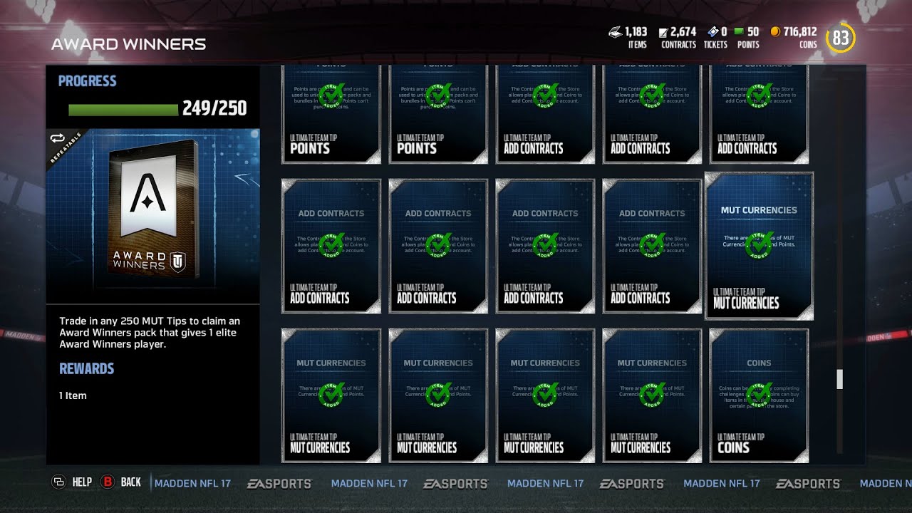 SUPER RARE PACK!! AWARDS WINNER PACK OPENING!! Madden 17 Ultimate Team ...