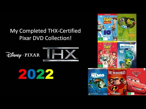 My complete THX-certified Pixar DVD Collection! (2022) - YouTube