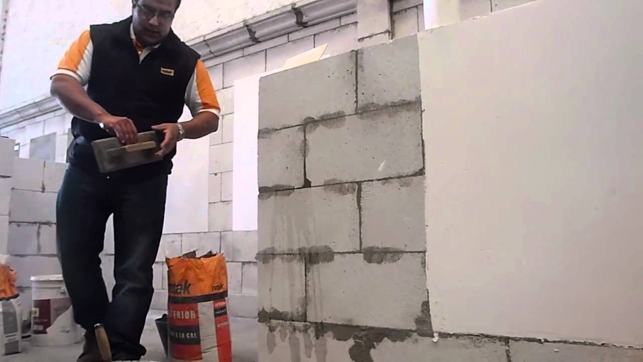 Revoque Interior Fino a la Cal I - YouTube