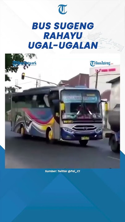 Detik-detik Bus Sugeng Rahayu Ugal-ugalan Makan Jalur - YouTube