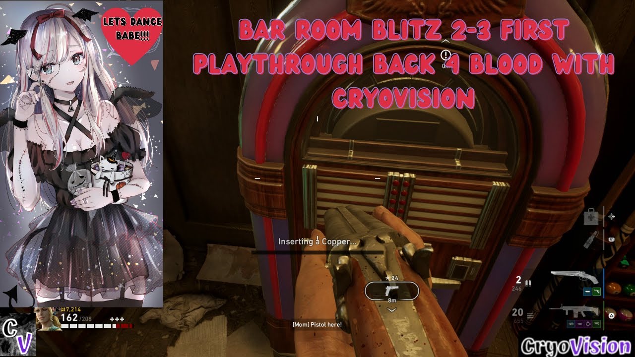 BAR ROOM BLITZ 2-3 First Playthrough BACK 4 BLOOD With CryoVision - YouTube