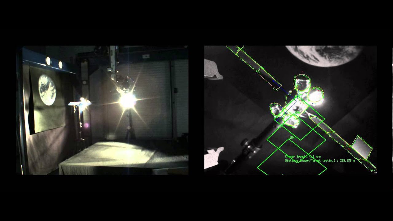 Vision-based space autonomous rendezvous : a case study - 2 - YouTube
