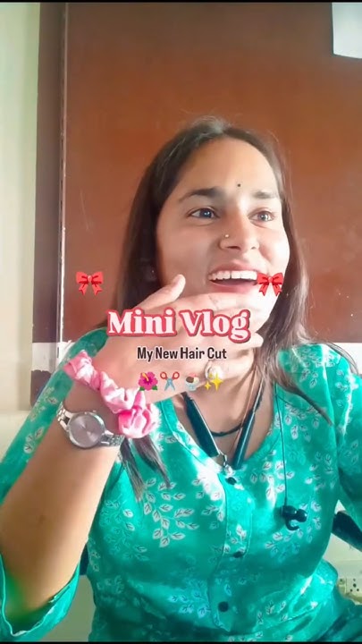 My New Hair Cut ️🍨 Mini Vlog 💝 #minivlog #newlook #shorts #ytshorts #youtubeshorts #youtube # ...