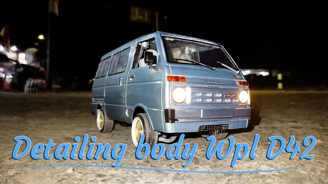 Detailing body wpl d42 - YouTube