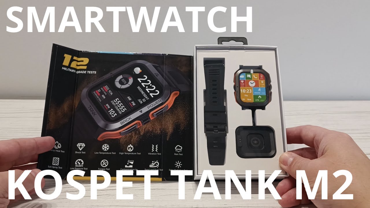 Smartwatch Kospet TANK M2 - recenzja zegarka - YouTube
